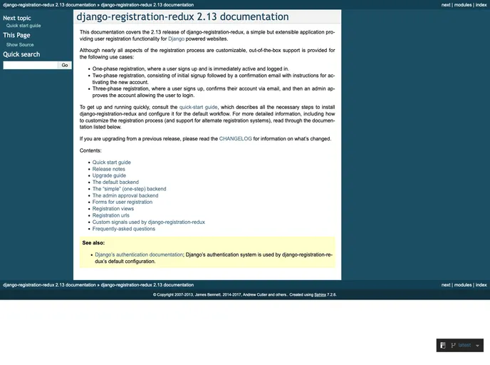 Django Registration by Macropin - A Django Template | Built At Lightspeed