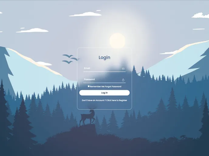 Aesthetic Login Page