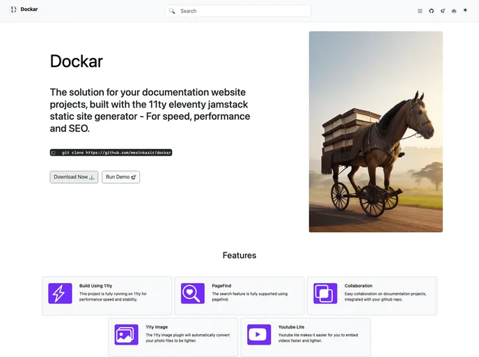 Dockar | Eleventy Themes