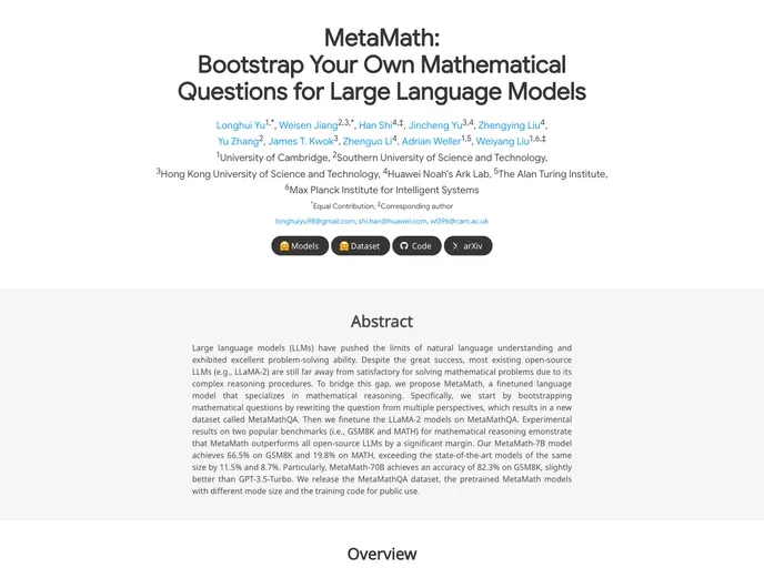 MetaMath by Meta Math - A undefined Template | Built At Lightspeed