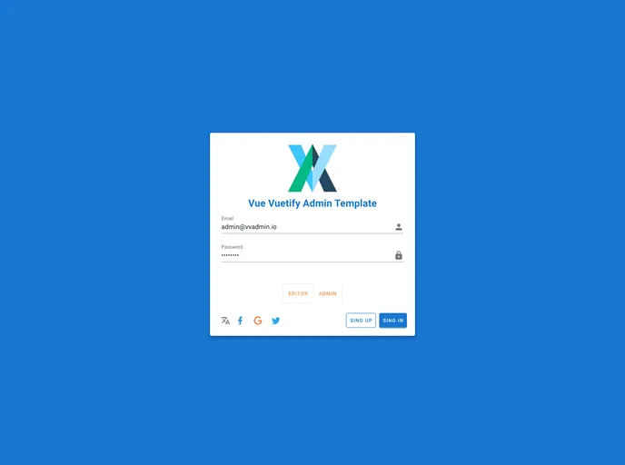 Vue Vuetify Admin by Nelsoneax - A Vue Template | Built At Lightspeed Vue Vuetify Admin by Nelsoneax - A Vue Template | Built At Lightspeed