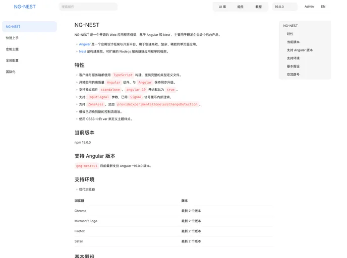 Ng Nest by Ng Nest - A Angular Template | Built At Lightspeed