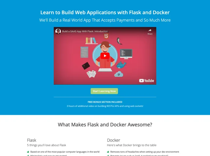 Build A Saas App With Flask by Nickjj - A Flask Template | Built At Lightspeed