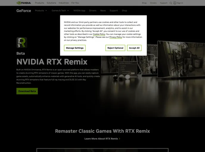 Rtx Remix by Nvidiagameworks - A undefined Template | Built At Lightspeed
