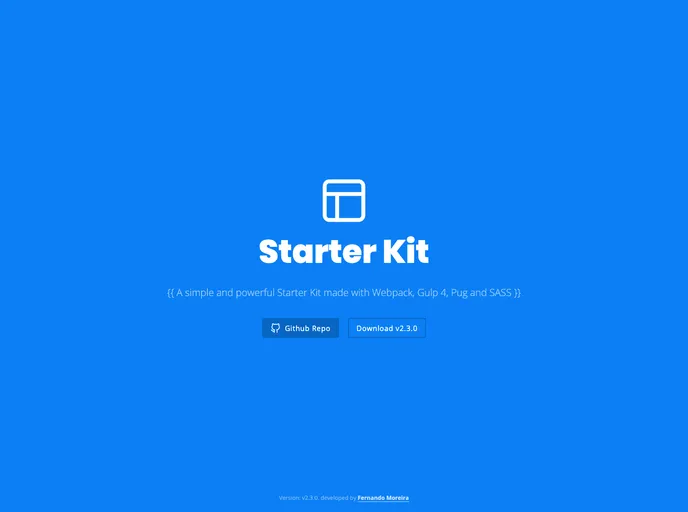 Starter Kit by Onedevstudio - A Webpack Template | Built At Lightspeed