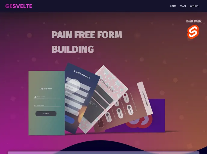 GeSvelte by Oslabs Beta - A Svelte Template | Built At Lightspeed