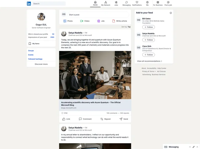 Linkedin Clone by Ozgurrgul - A undefined Template | Built At Lightspeed