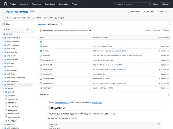 With Svelte By Plasmohq A Svelte Template Built At Lightspeed