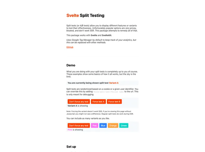 Svelte Split Testing By Playpilot A Svelte Template Built At Lightspeed 2400