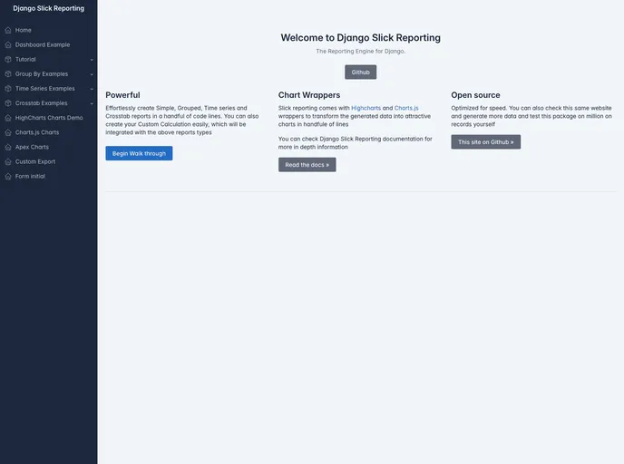 Django Slick Reporting by Ramezissac - A Django Template | Built At Lightspeed