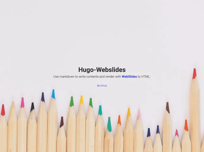 Hugo Webslides by Rcjach - A undefined Template | Built At Lightspeed