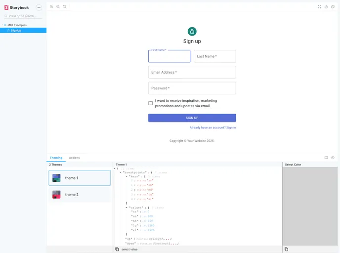 Theming Material Ui By React Theming A Create React App Template 0585