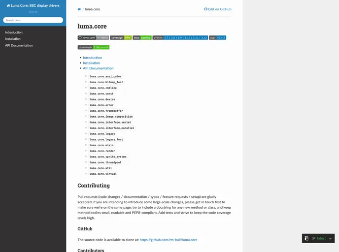 Luma.core by Rm Hull - A undefined Template | Built At Lightspeed