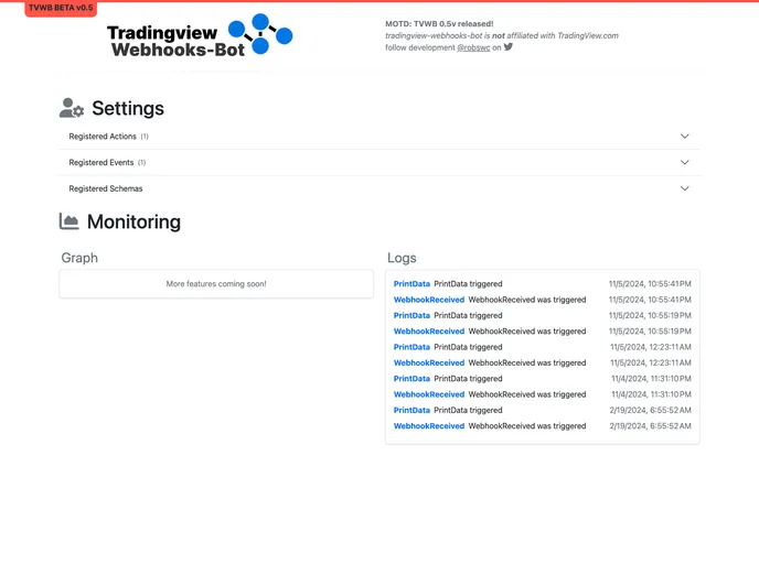 Tradingview Webhooks Bot By Robswc A Flask Template Built At Lightspeed