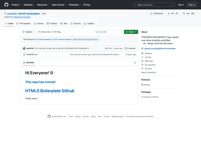 Thematic Html5boilerplate by Sams - A undefined Template | Built At Lightspeed