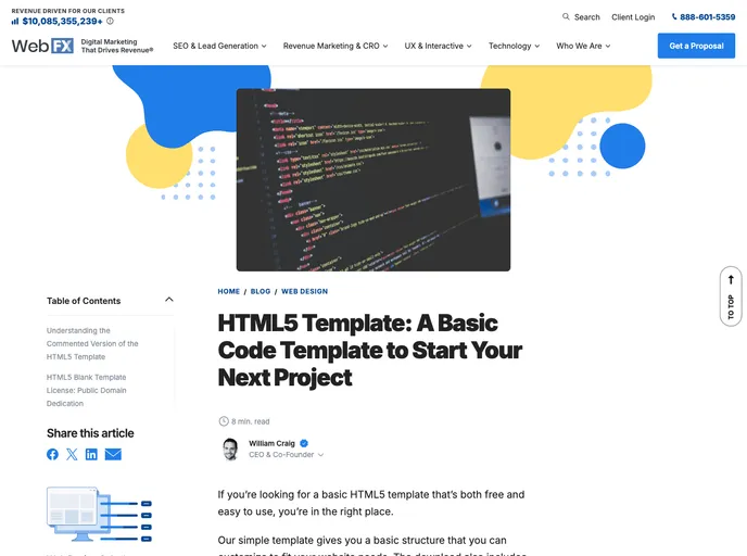 Html5 Template By Sixrevisions A Undefined Template Built At Lightspeed 2135