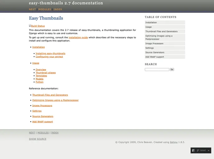 Easy Thumbnails by Smileychris - A undefined Template | Built At Lightspeed