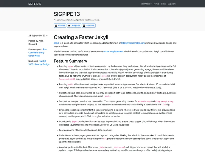 Glim by Sorbits - A Jekyll Template | Built At Lightspeed