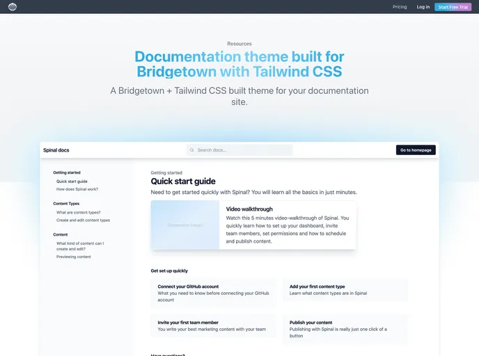 Bridgetown Docs Template 