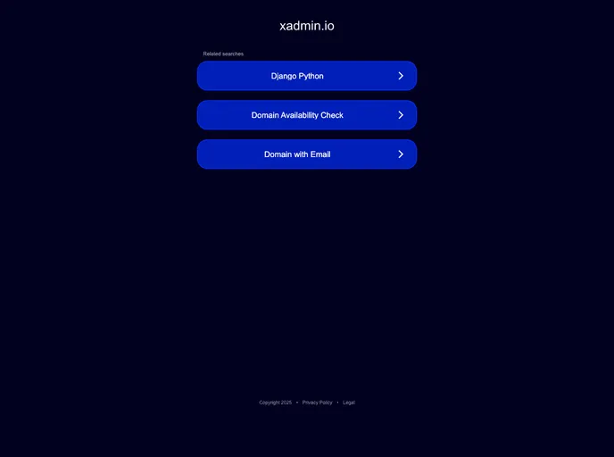 Xadmin by Sshwsfc - A undefined Template | Built At Lightspeed