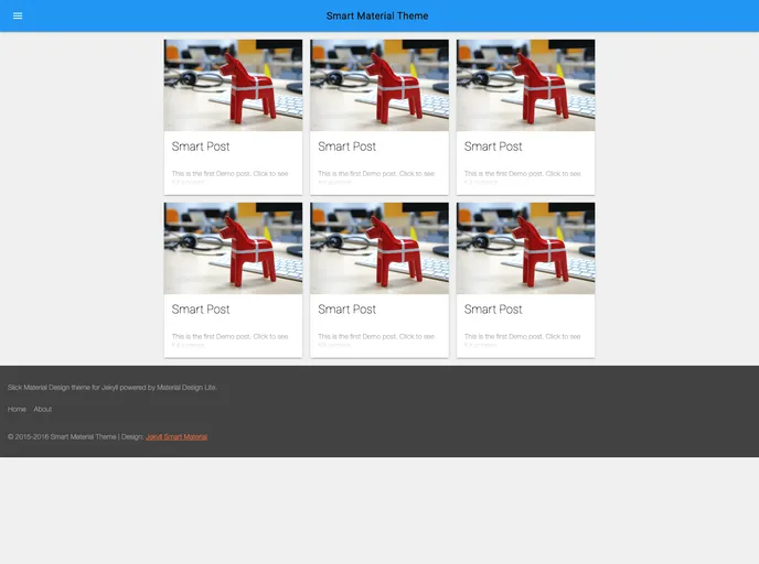 Jekyll Smart Material by Ssokurenko - A undefined Template | Built At Lightspeed