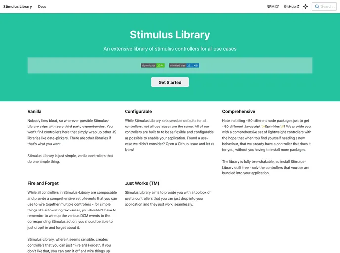 Stimulus Library by Sub Xaero - A undefined Template | Built At Lightspeed