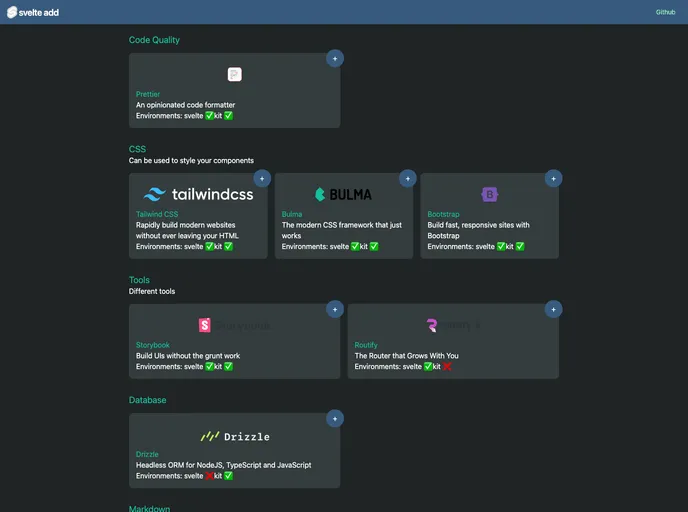 Svelte Add by Svelte Add - A Svelte Template | Built At Lightspeed