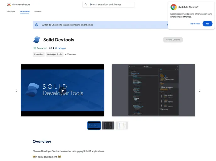Solid Devtools by Thetarnav - A Vite Template | Built At Lightspeed