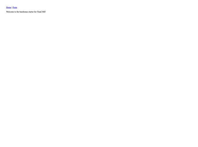 Tina Barebones Starter by Tinacms - A Nextjs Template | Built At Lightspeed Tina Barebones Starter by Tinacms - A Nextjs Template | Built At Lightspeed