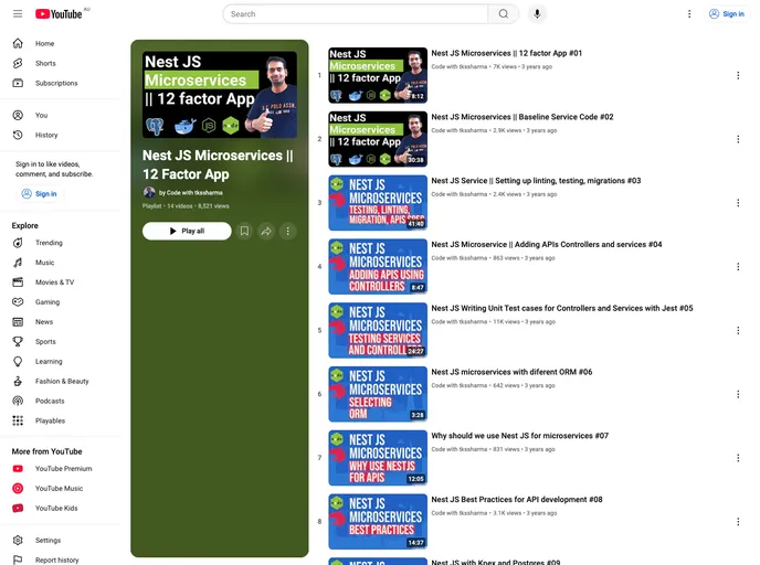 12 Factor App Microservices by Tkssharma - A Nestjs Template | Built At Lightspeed