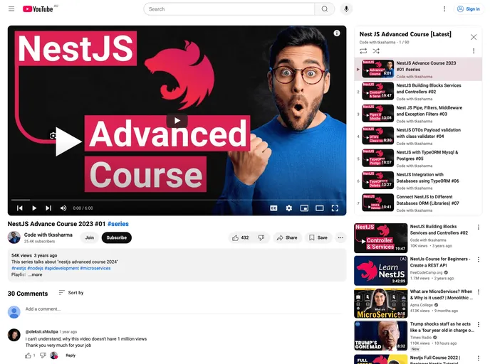 Nestjs Advance Course by Tkssharma - A Nestjs Template | Built At Lightspeed