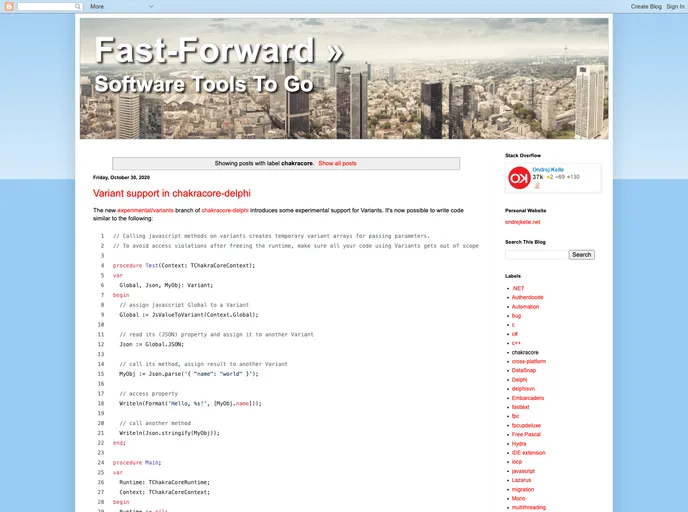 Chakracore Delphi by Tondrej - A undefined Template | Built At Lightspeed