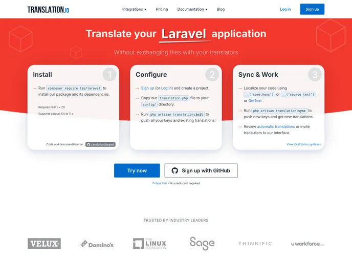 Laravel by Translation - A undefined Template | Built At Lightspeed