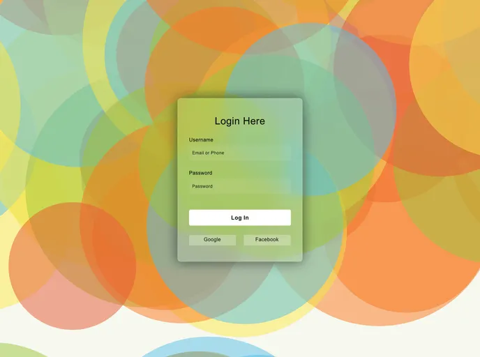 React Glass Auth Template By Tsparticles A Html Template Built At Lightspeed