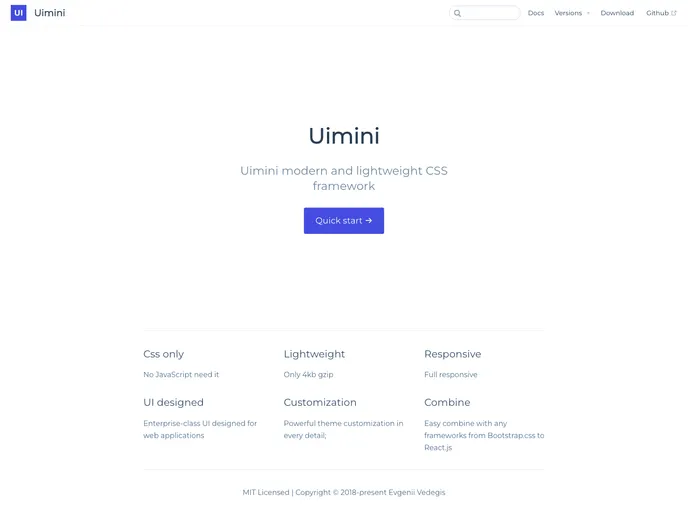 Uimini by Uimini - A undefined Template | Built At Lightspeed