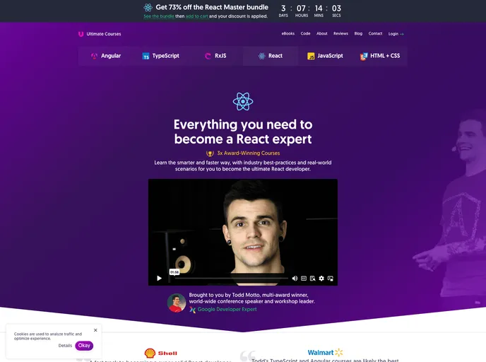 React Basics By Ultimatecourses A Undefined Template Built At 