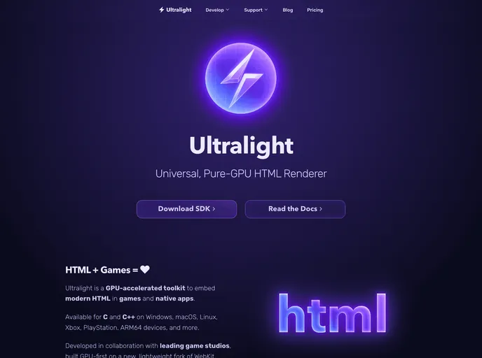 Ultralight by Ultralight Ux - A undefined Template | Built At Lightspeed