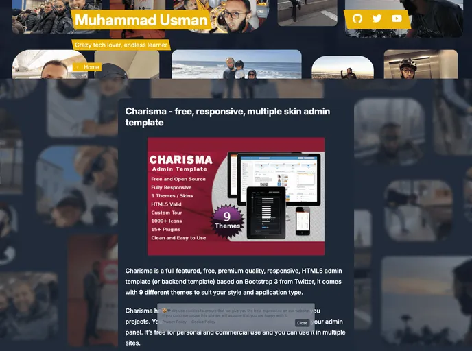 Charisma Laravel by Usmanhalalit - A undefined Template | Built At Lightspeed