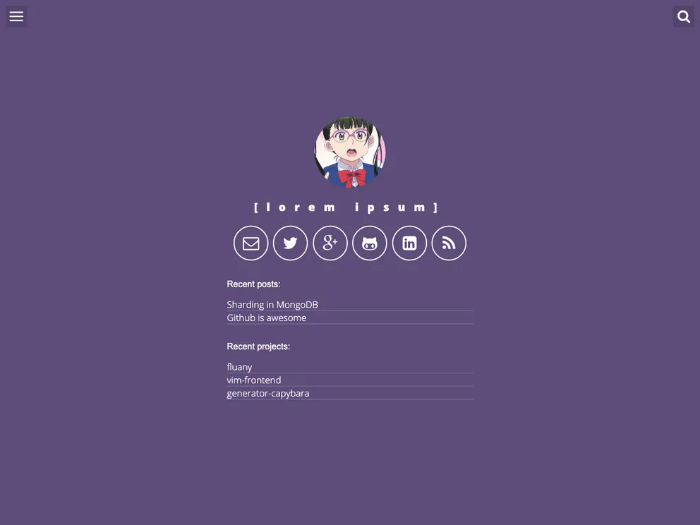Space Jekyll Template By Victorvoid A Jekyll Template Built At