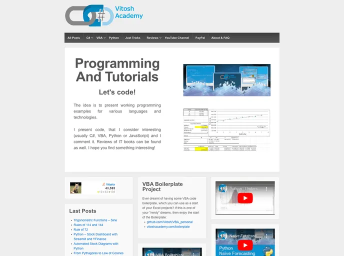 VBA_personal by Vitosh - A undefined Template | Built At Lightspeed