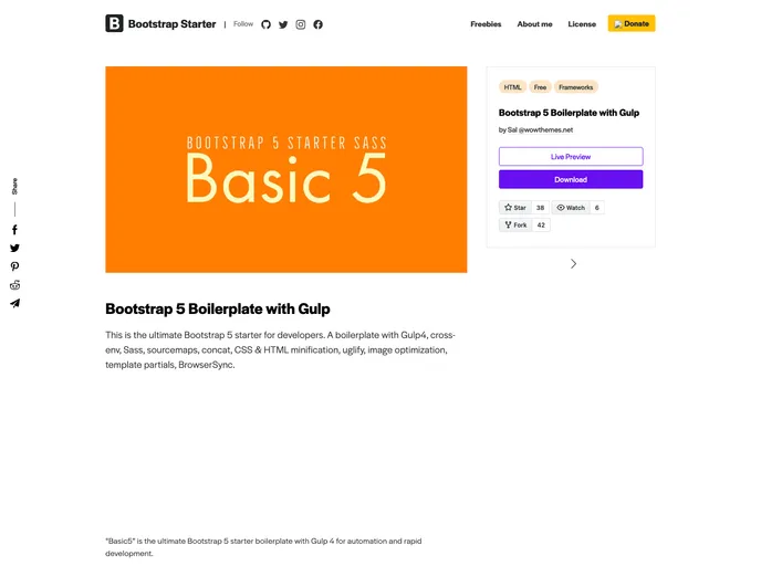 Bootstrap5 Boilerplate By Wowthemesnet A Undefined Template Built 0809