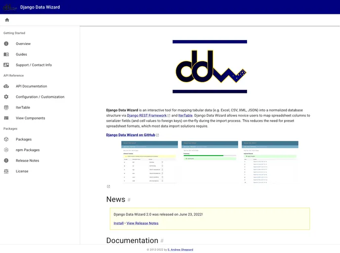 Django Data Wizard by Wq - A Django Template | Built At Lightspeed