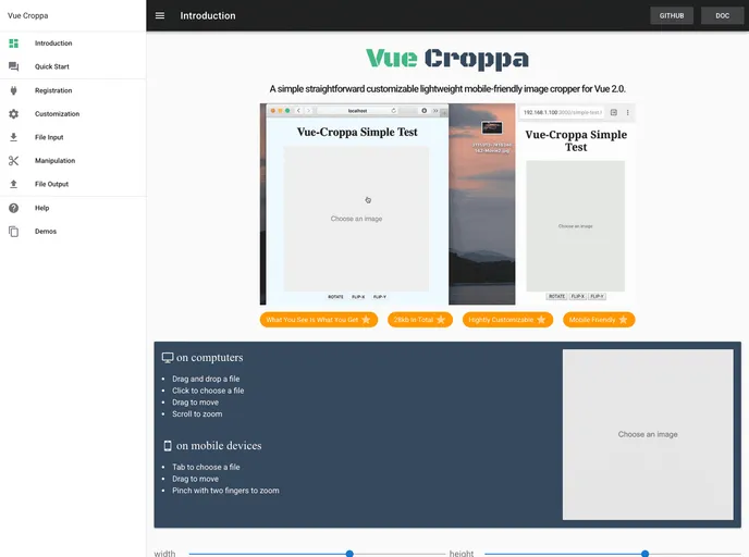 Vue Croppa by Zhanziyang - A undefined Template | Built At Lightspeed