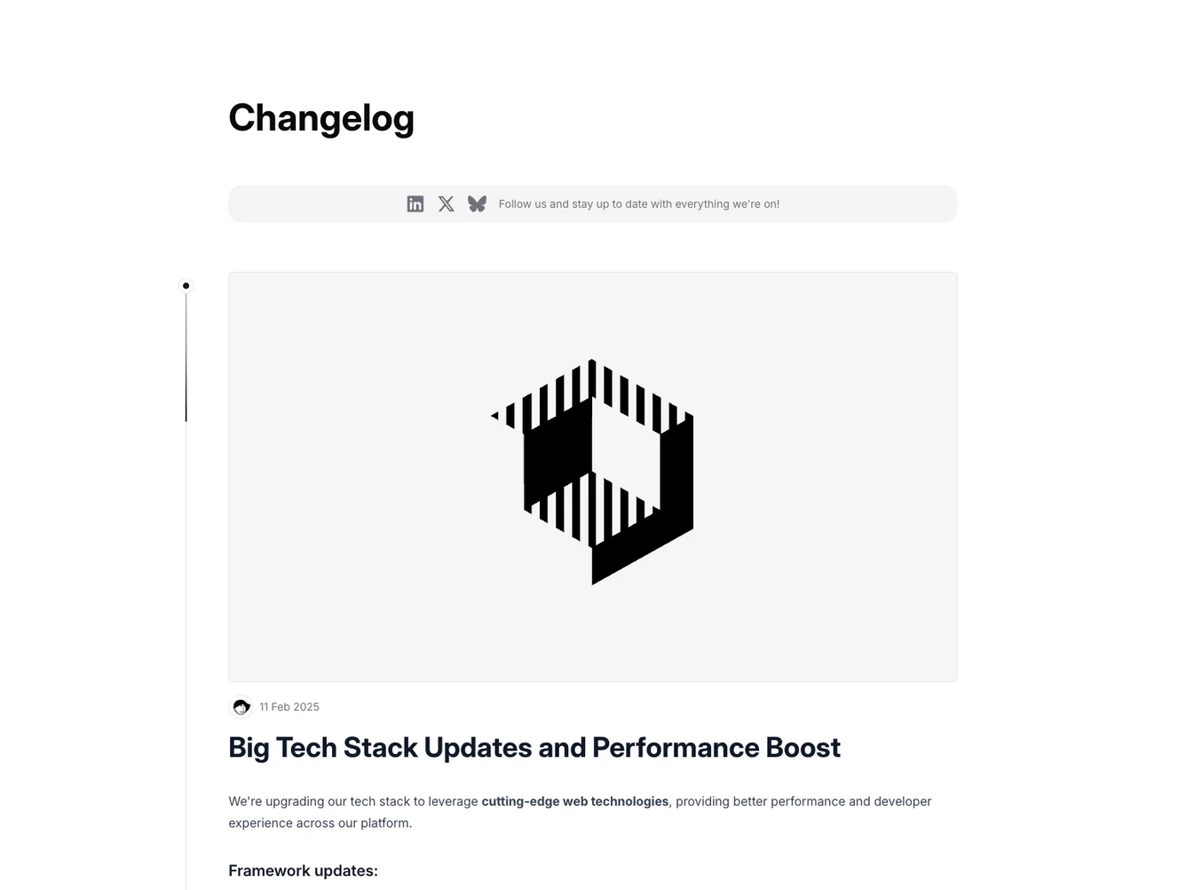 Changelog4 - Changelog component for Shadcn UI