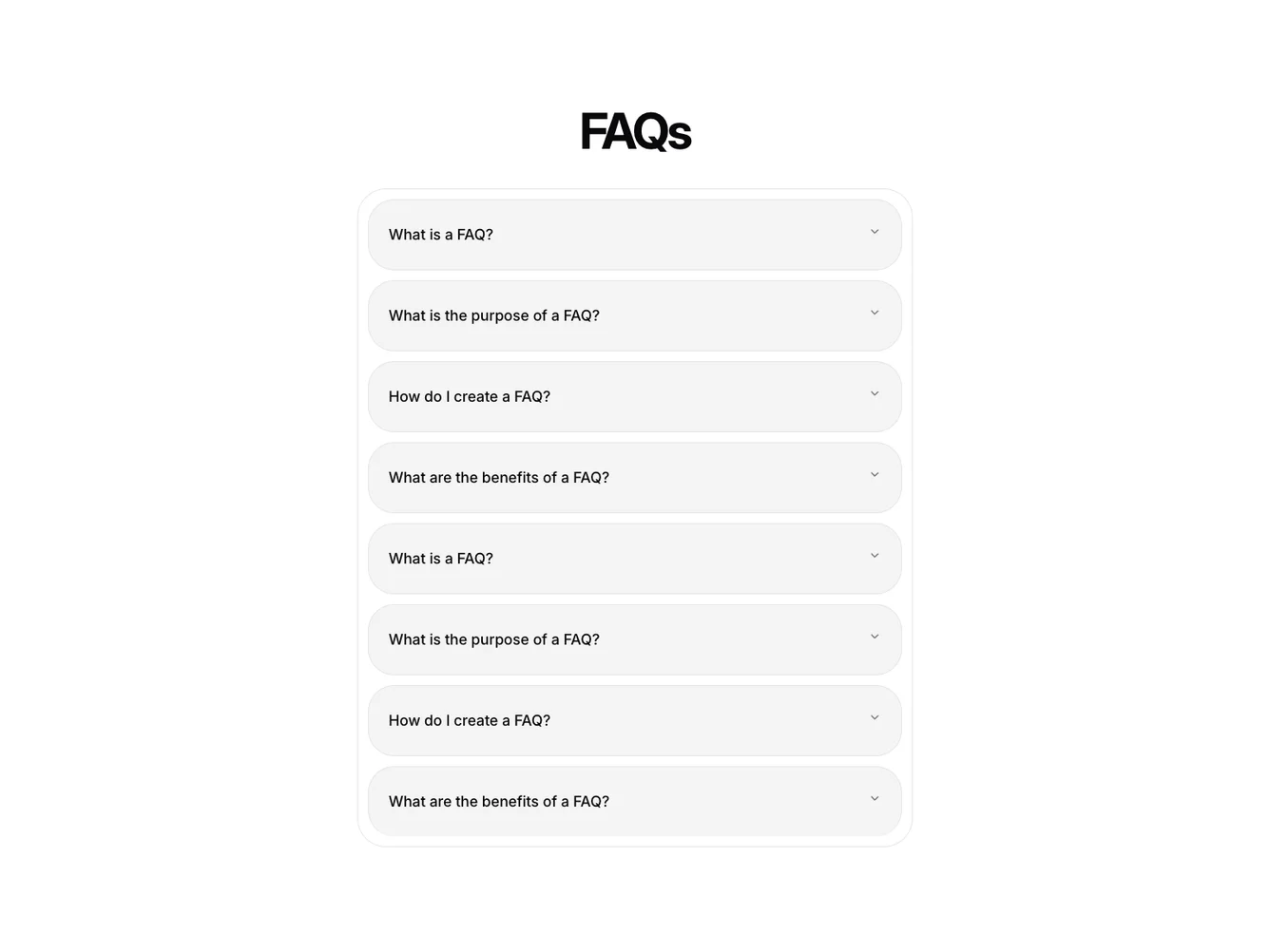 Faq16 - Faq component for Shadcn UI