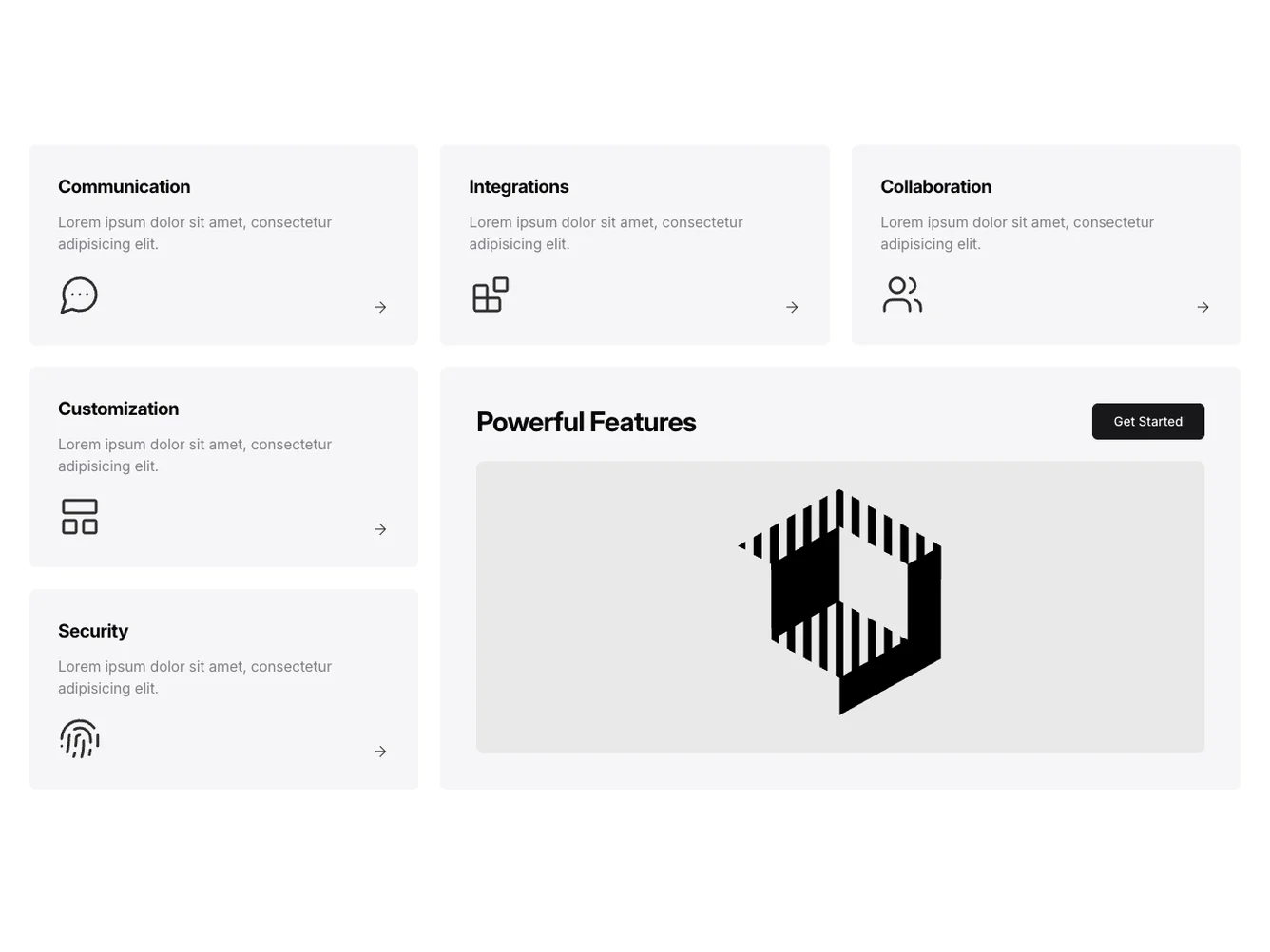 Feature122 - Feature component for Shadcn UI