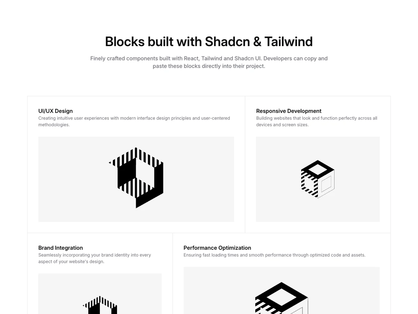 Feature166 - Shadcn Feature Block - Shadcbblocks