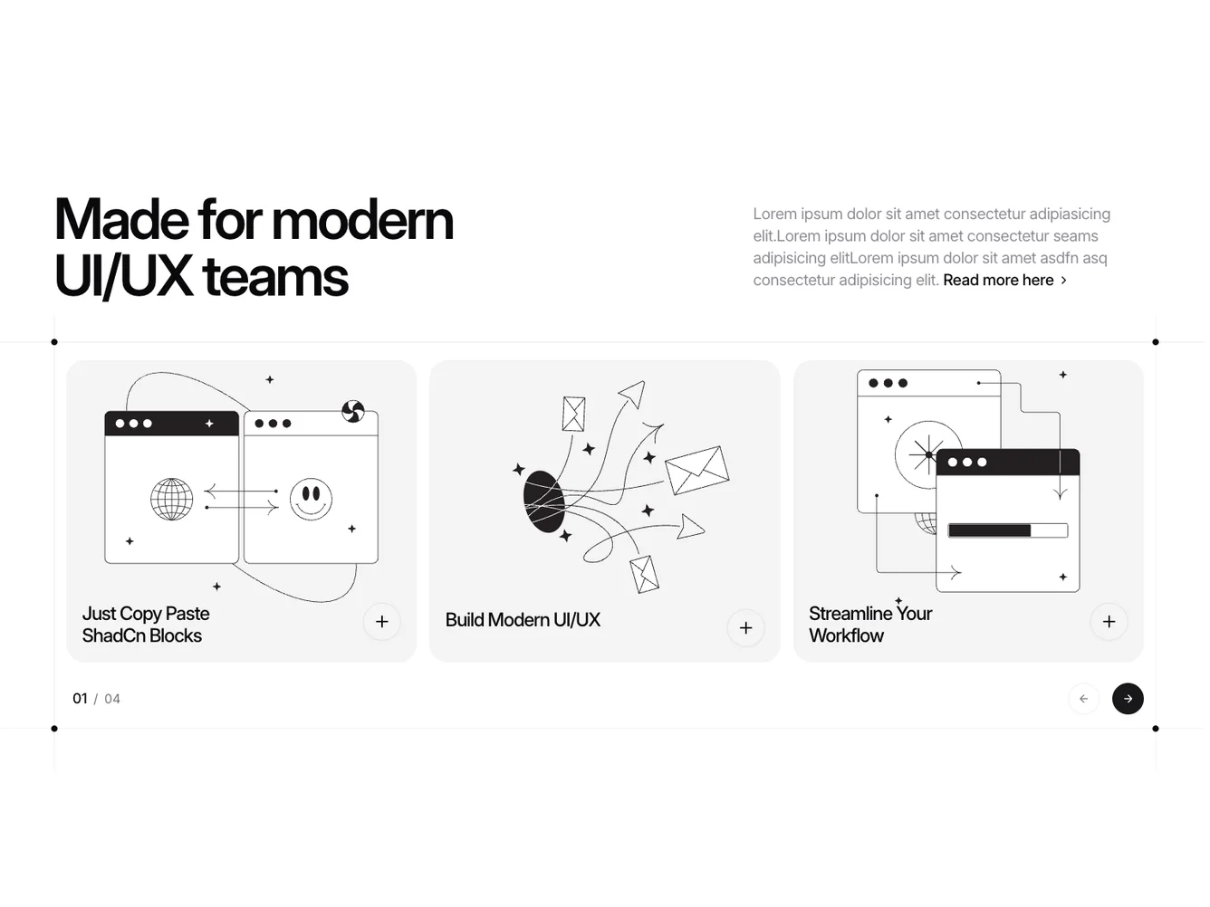 Feature242 - Shadcn Feature Block - Shadcbblocks