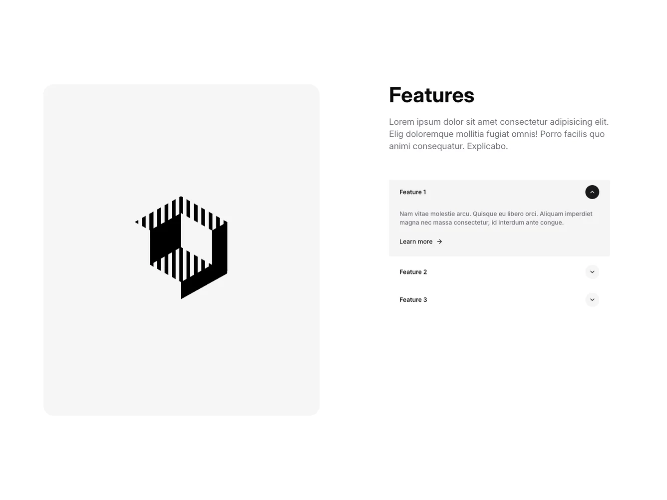 Feature70 - Feature component for Shadcn UI