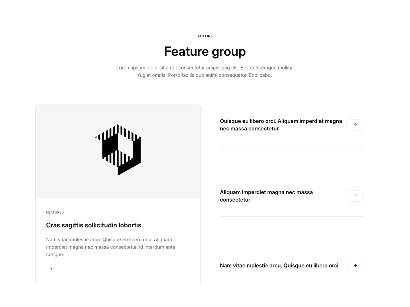 Feature79 - Feature component for Shadcn UI